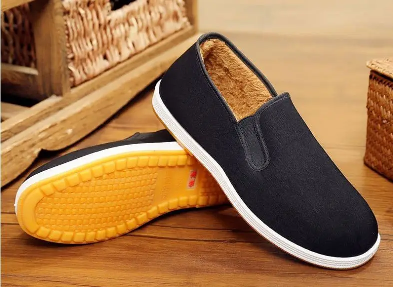 Winter Warm Shaolin Monk Zen Lay Tai Chiwushu Taiji Shoes Wing Chun ...