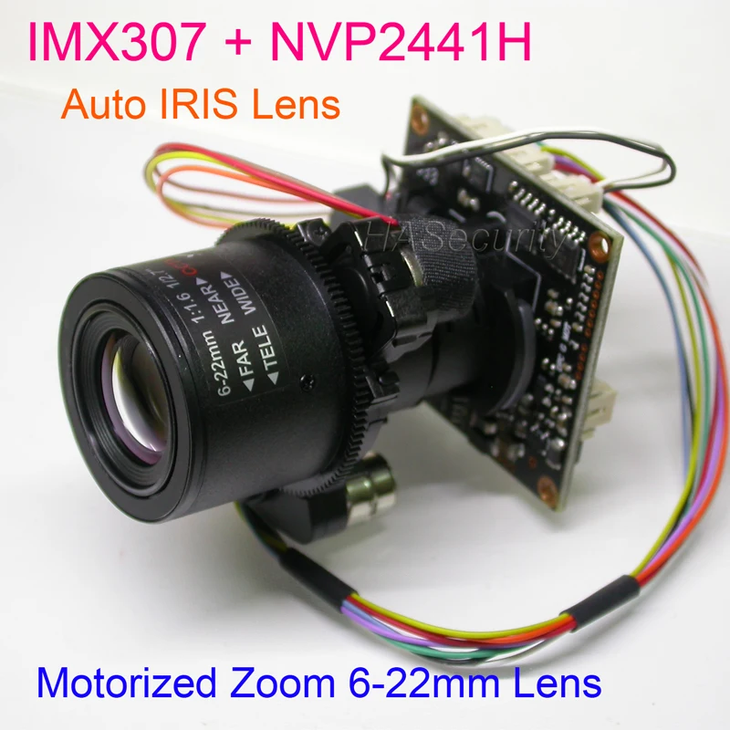 AHD H 1080P Motorized Zoom 6 22mm Lens 1/2.8" STARVIS IMX307 CMOS ...