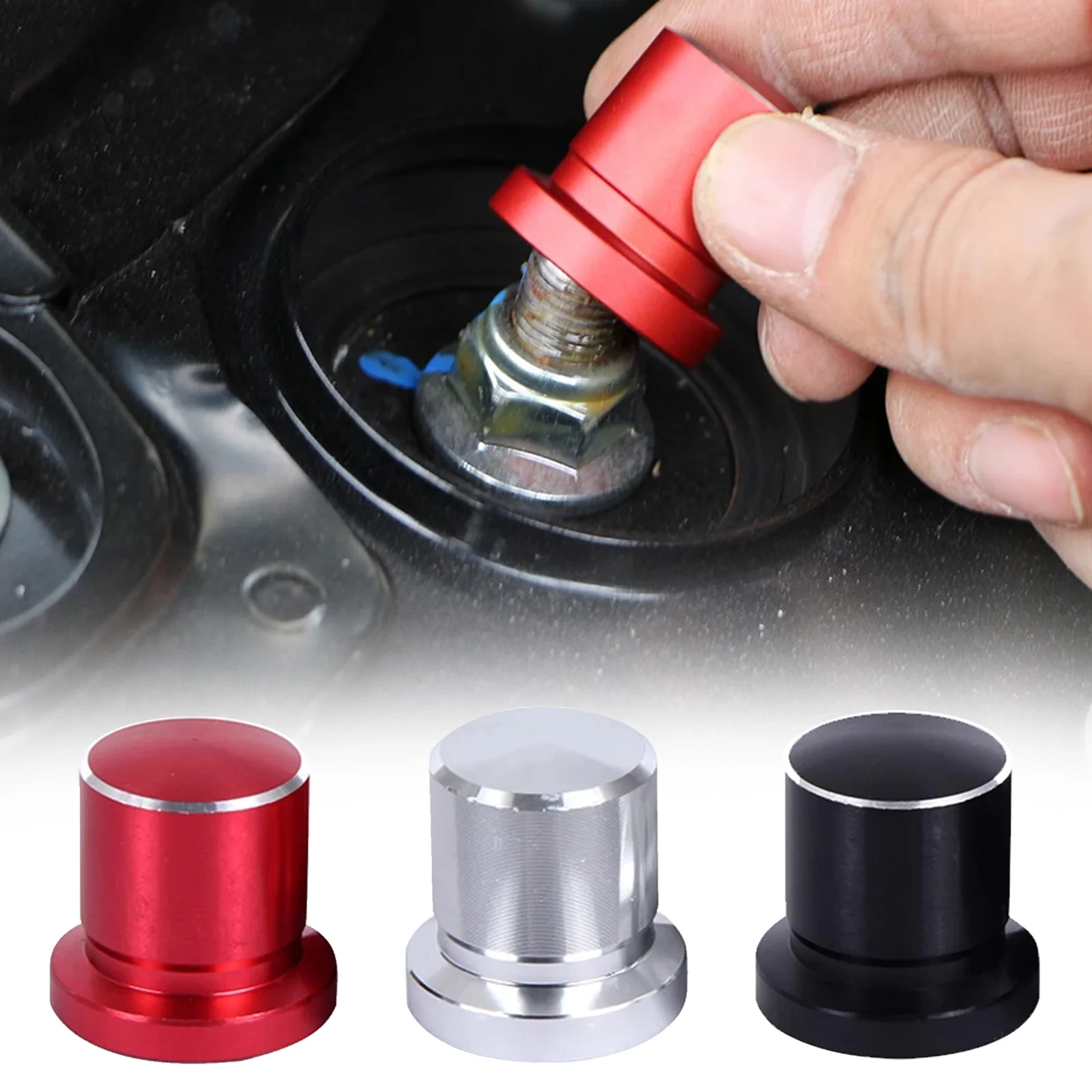 1 Pcs Aluminum Car Shock Absorber Screws Cap Cover Trim Waterproof For ...