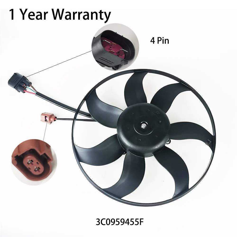 Air-Conditioning-Cooling-Fan-Radiator-fan-3C0959455F-1K0959455FR ...