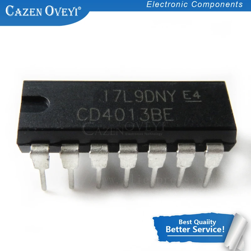 10 unids/lote CD4013BE CD4013BP DIP 14 CD4013 DIP nuevo y original IC In Stock|Circuitos ...
