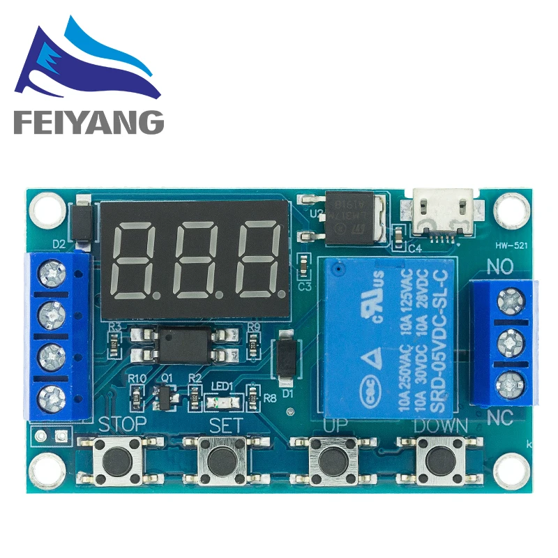 10pcs 1 Channel 5v Relay Module Time Delay Relay Module 6-30v Trigger ...