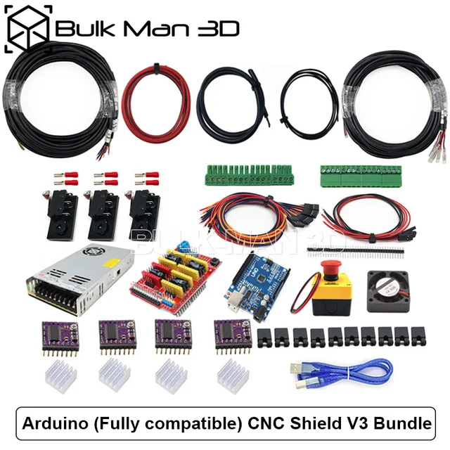 Bulkman 3D V2.2 workbee CNC ชุดเครื่องจักรกลใหม่ล่าสุด + มอเตอร์ + ตัว ...