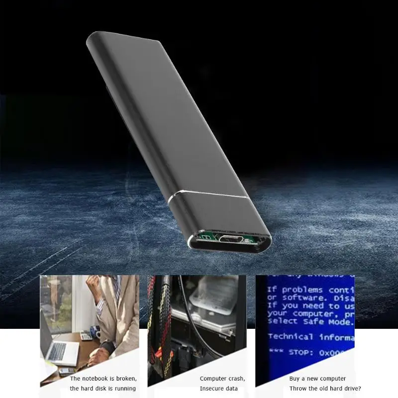 Hard Drive Case Aluminum Alloy Surface Sandblasting Oxidation Type-C3.1 ...