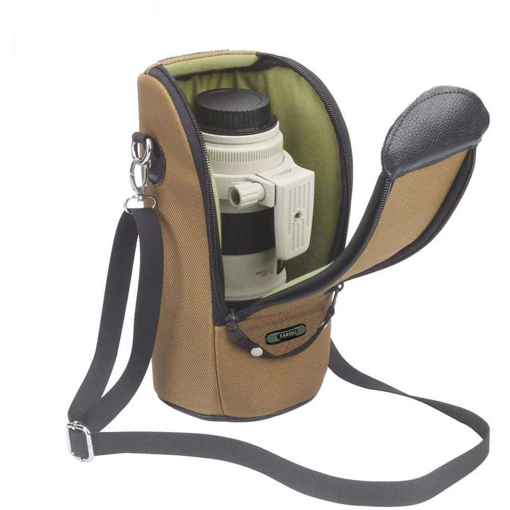 Professional Padded Large Lens Bag Waterproof Shockproof Lens Case ...