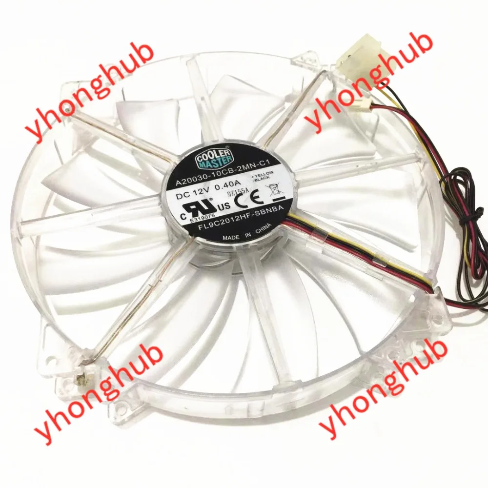 Cooling Master A20030-10CB-2MN-C1 DC 12V 0.40A Server Cooling Fan ...