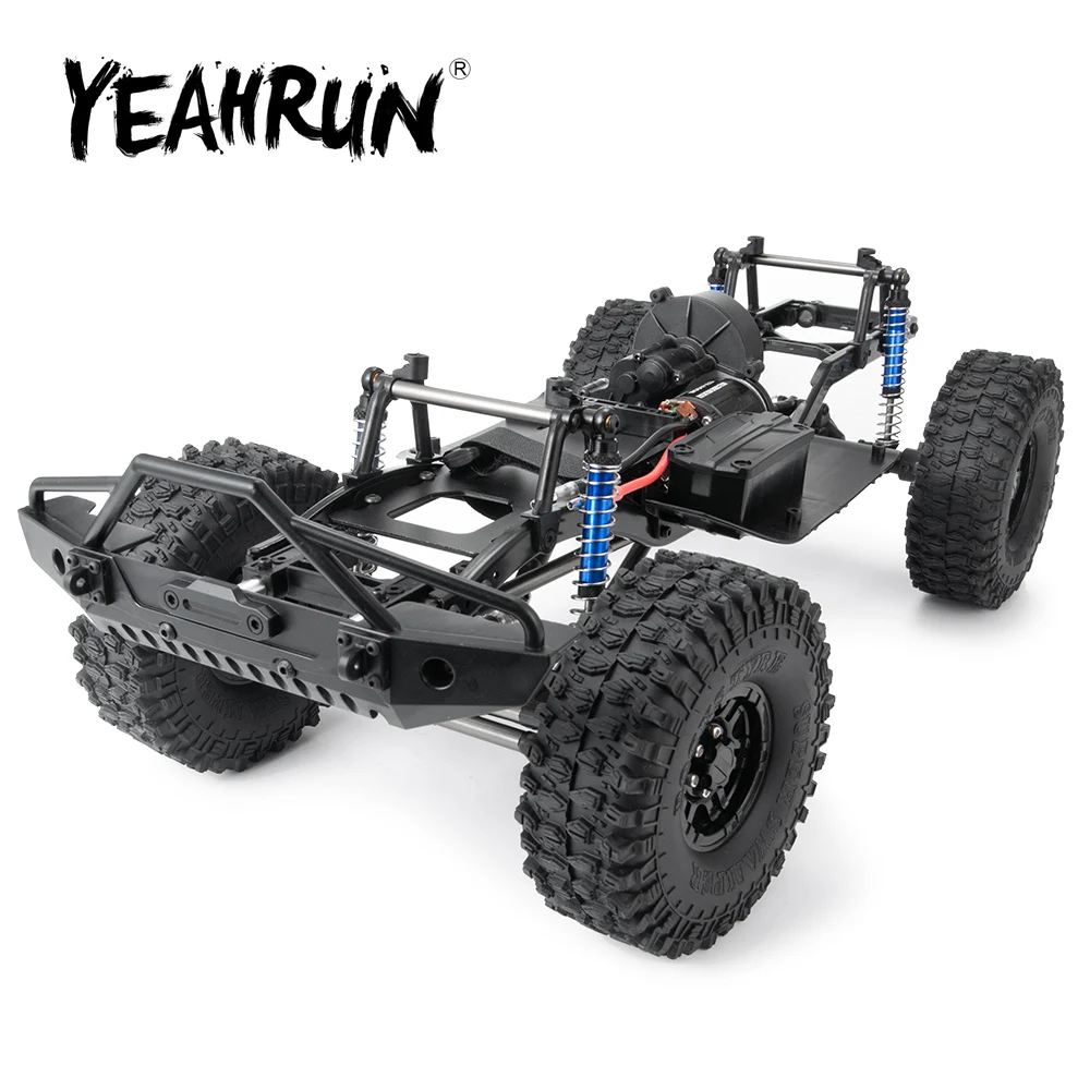 YEAHRUN 313mm Wheelbase Assembled Frame Chassis with 540 35T Brushed Motor for Axial SCX10 II ...