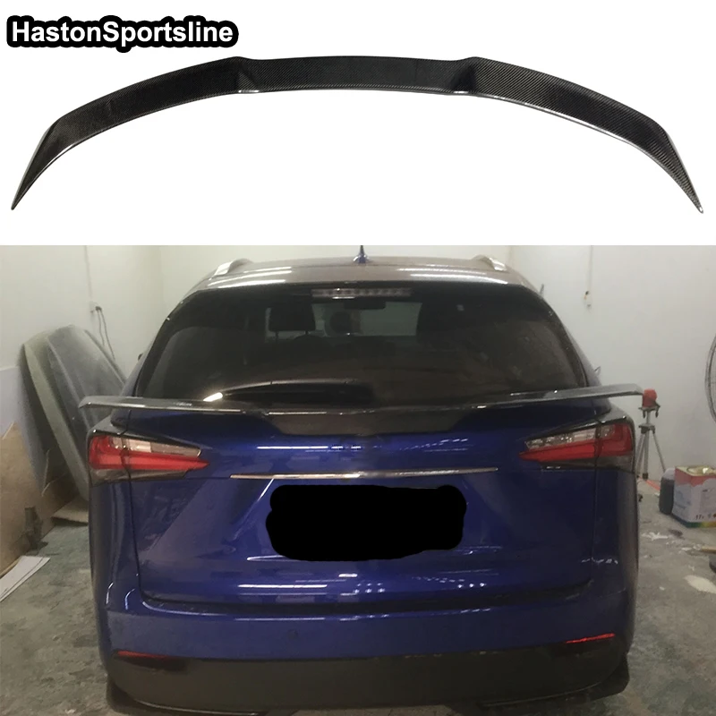 NX Modified HM Style Carbon Fiber Rear Trunk Lip Spoiler Car Wing for ...