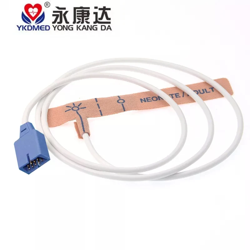 100pcs/pack oxi-max / DS-100A oxi-max DB9 9pin disposable SpO2 sensor ...