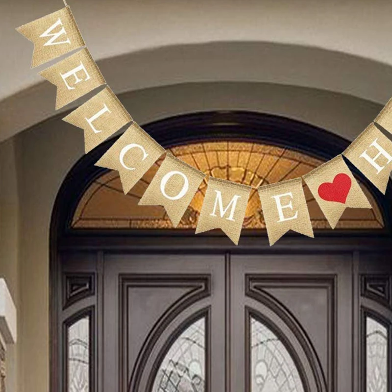 Homemade Welcome Home Banner