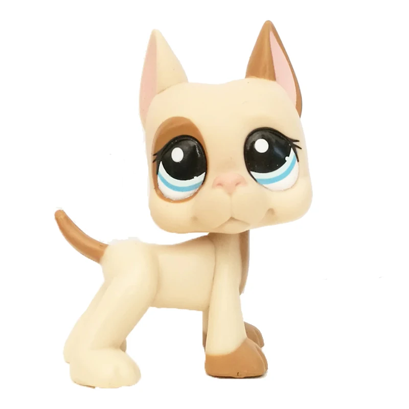 LPS แมว Littlest Pet Shop ของเล่น #1647 Bobble หัวสุนัข Great Dane ...