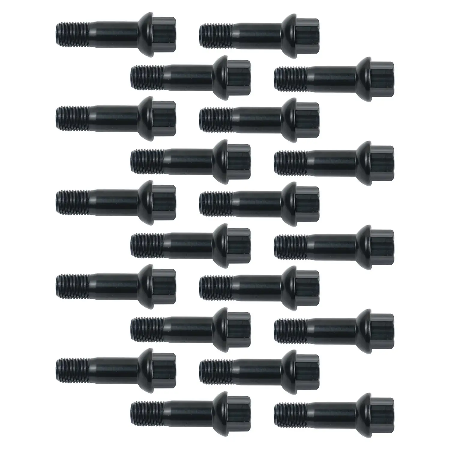 AP02-20x-Black-Wheel-Lug-Bolts-Nuts-Kit-0009902207-000-990-76-07-for ...