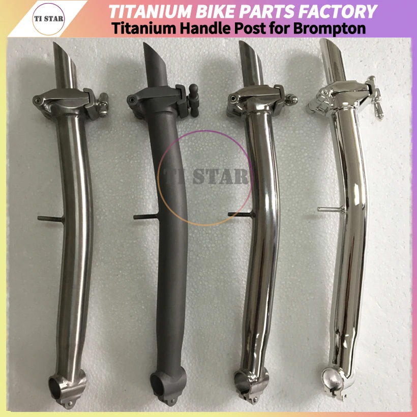 S-Type-Stem-Handle-Post-of-Titanium-for-Brompton-Bikes-Gr9-Folding ...