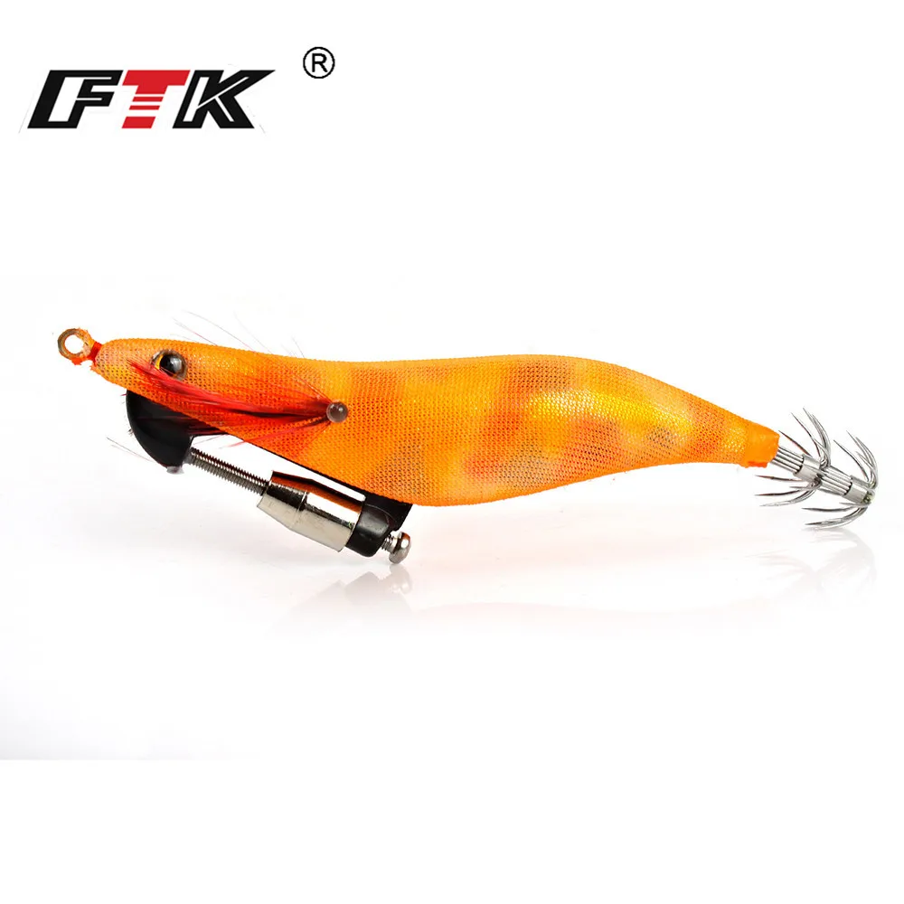 FTK 1 шт. 13,5 см/4 г свинцовая грузила приманка в виде кальмара крючок ...