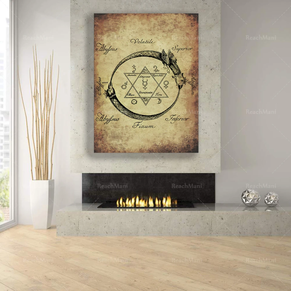Ouroboros Snake Art