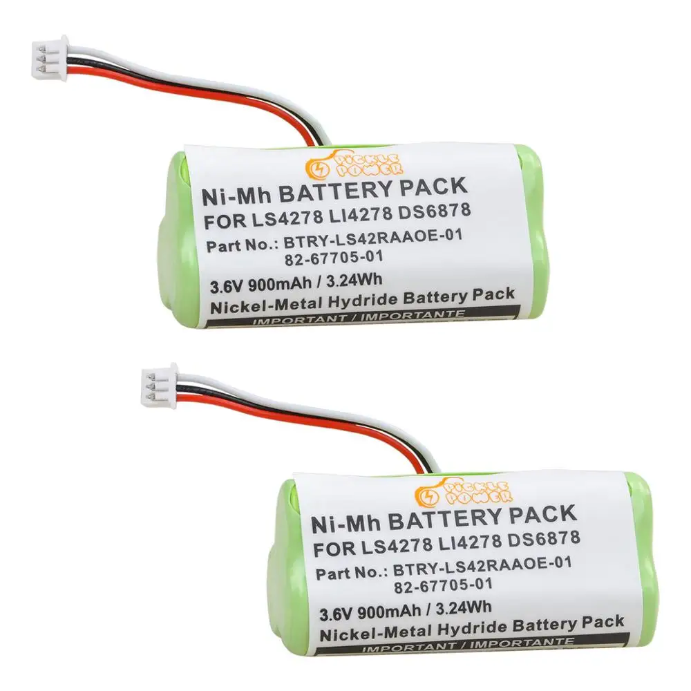 2PCS-900mAh-Bar-Code-Scanner-Battery-for-Motorola-Symbol-LS4278-LS4278 ...