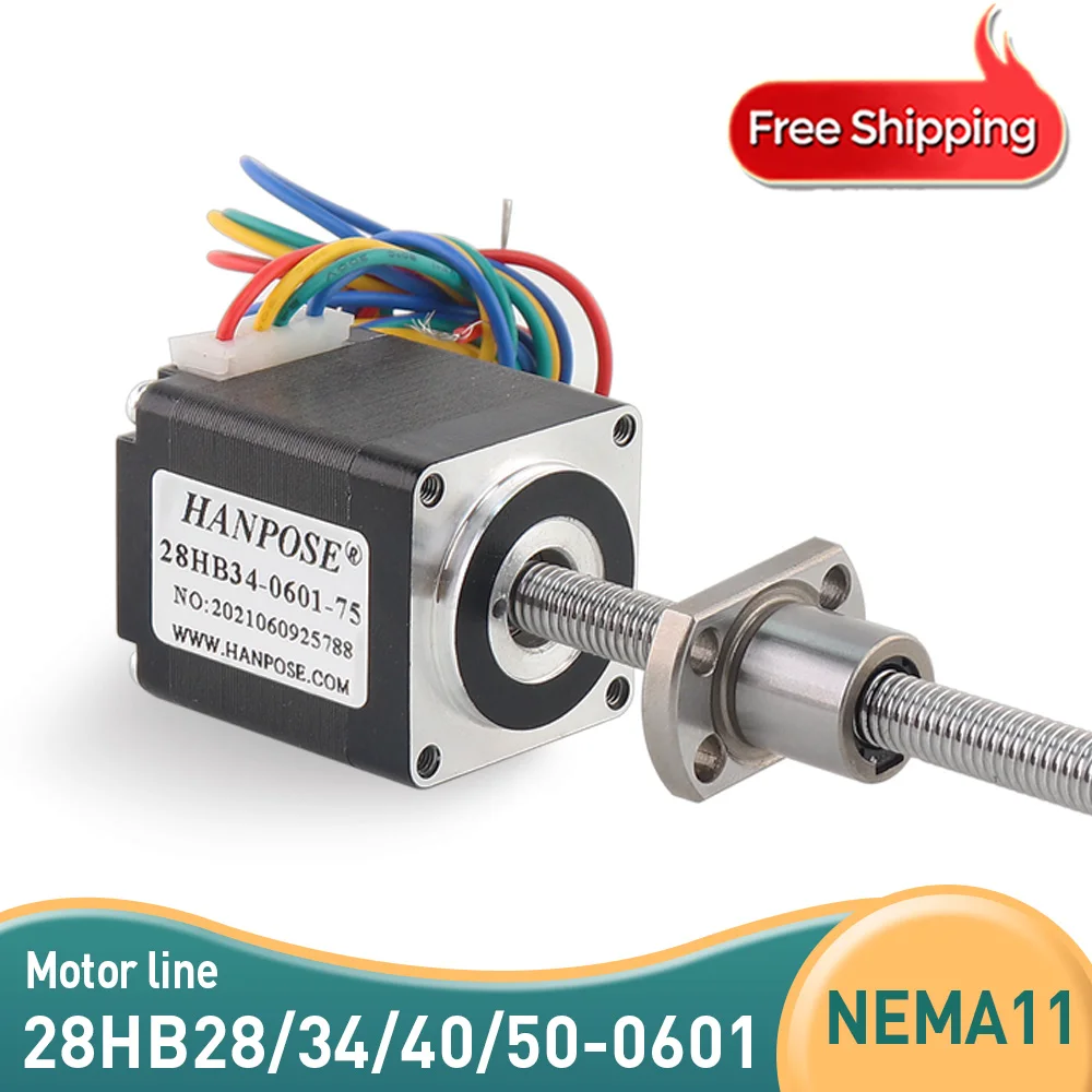 28-ball-screw-stepper-motor-1-0A-0-1N-M-linear-28HB34-SFU0601-L100 ...