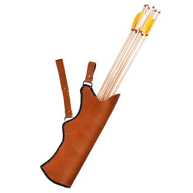 Medieval Archery Arrow Quiver Hip Holder Bag Leather Side Case Holster ...