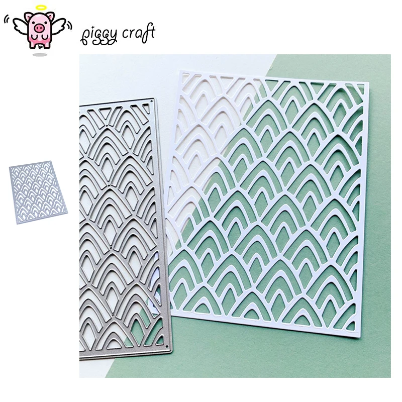 Piggy Craft Metal Cutting Dies Cut Die Mold Irregular Wave Pattern ...