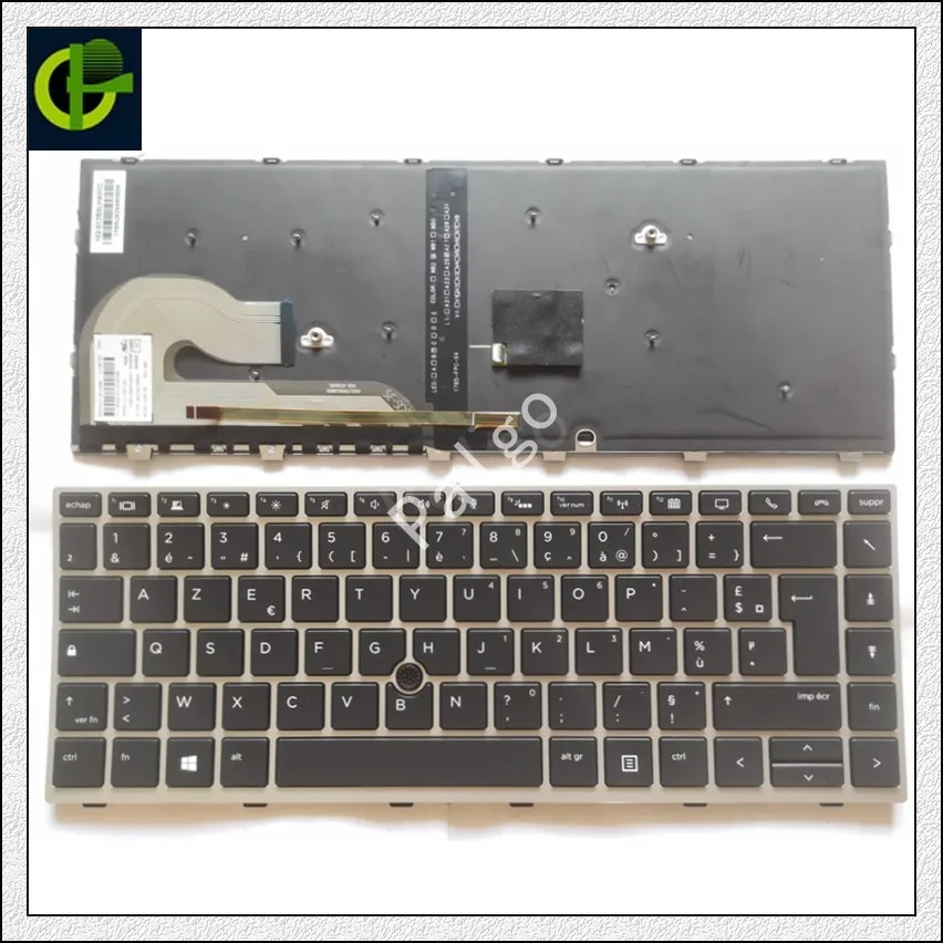 Original French Azerty Backlit keyboard for HP EliteBook 840 G5 / 846 ...