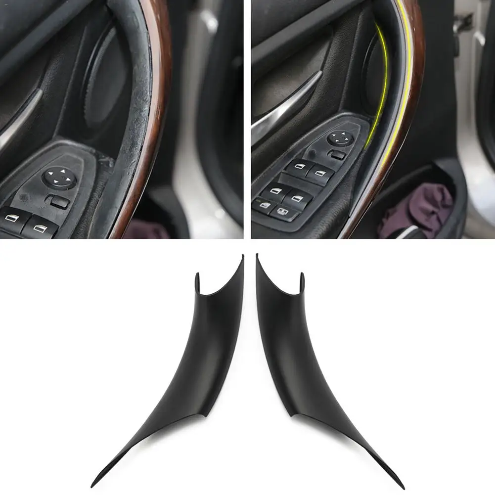 Car Interior Door Handle Cover Modification Disassembly-free Black ...