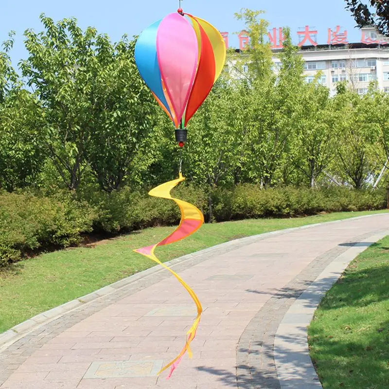 Hot-Air-Balloon-Toy-Windmill-Spinner-Garden-Lawn-Yard-Ornament-Outdoor ...