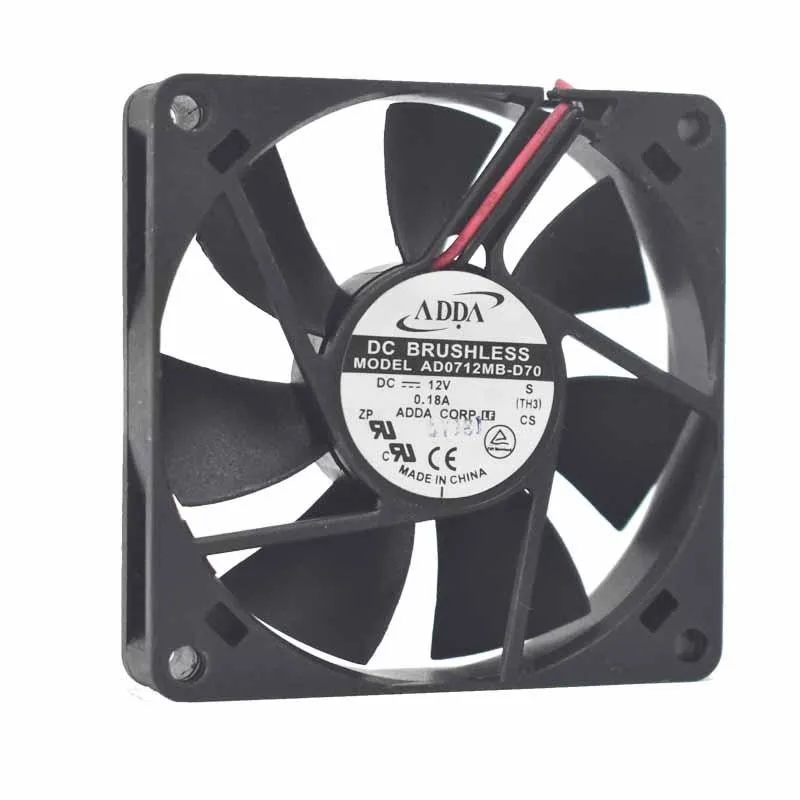 original AD0712MB-D70 12V 0.18A 7cm 7015 chassis power fan - Onestopfan.com