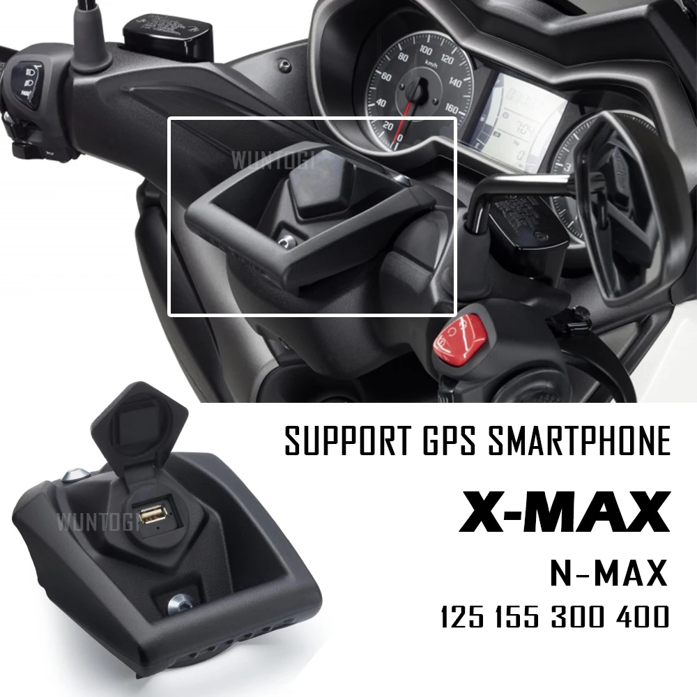 Motorcycle-Mobile-Phone-Holder-for-Yamaha-XMAX-125-300-400-N-MAX-155-X ...