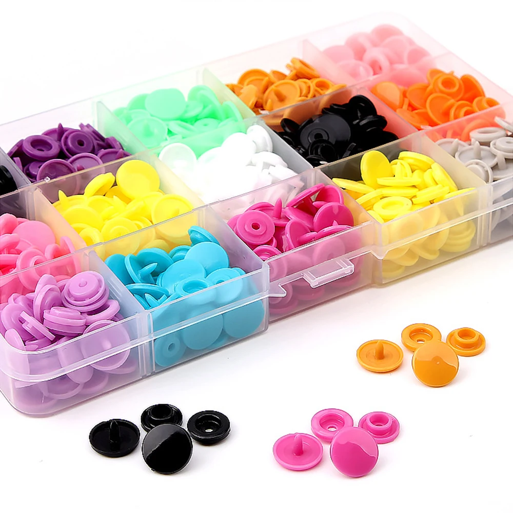 50-Sets-T5-Plastic-Snap-Buttons-For-Baby-Children-Clothes-DIY-Sewing ...
