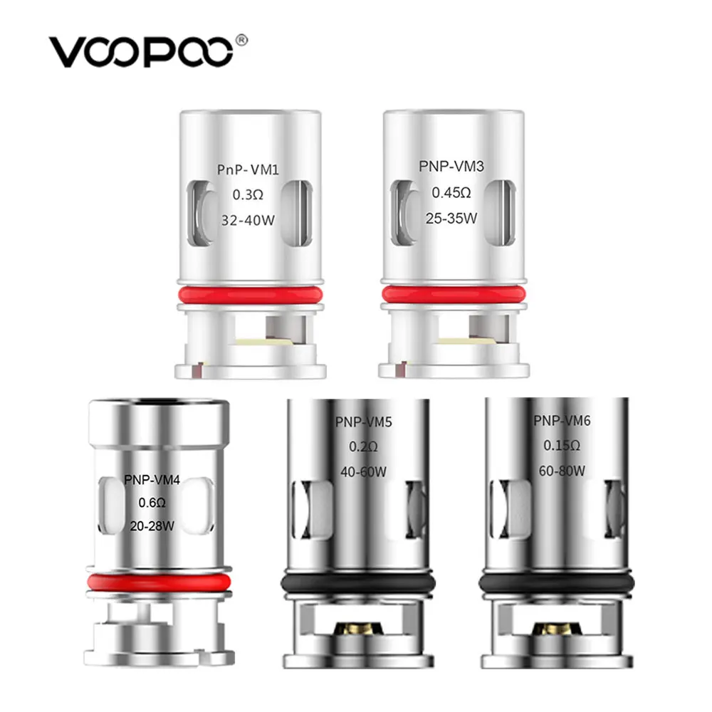 Original VOOPOO PnP Coil PnP-VM1 PnP-VM3 PnP-VM4 Mesh Coil for VOOPOO VINCI/VINCI R /VINCI X Kit ...