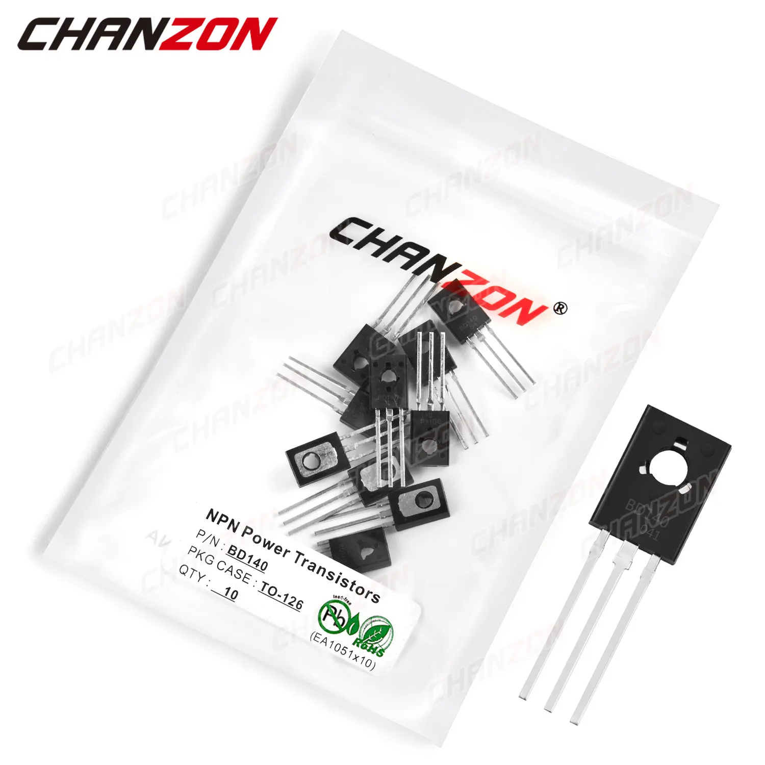 10pcs-BD140-TO-126-PNP-High-Power-Voltage-Transistor-Bipolar-Junction ...