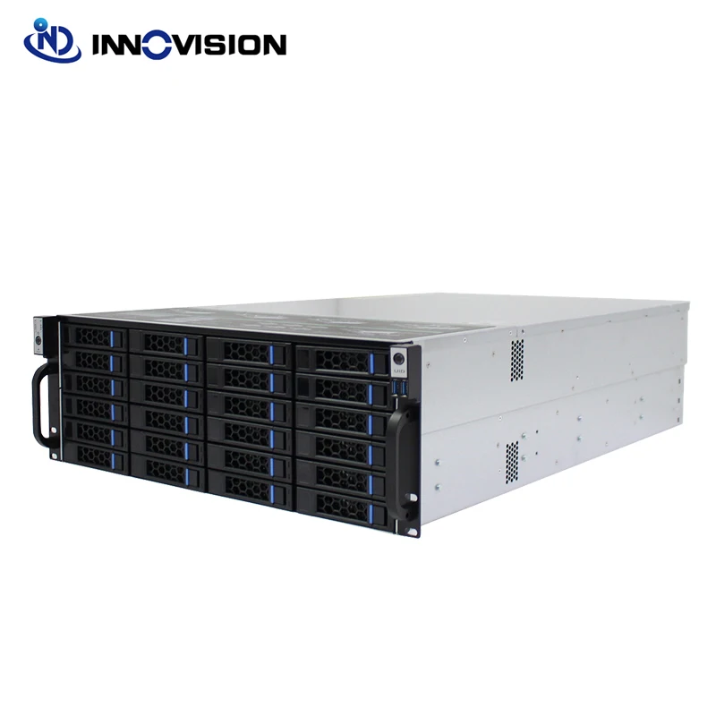 New-4U-24Bays-650MM-depth-hot-swap-rack-mount-server-chassis-with ...
