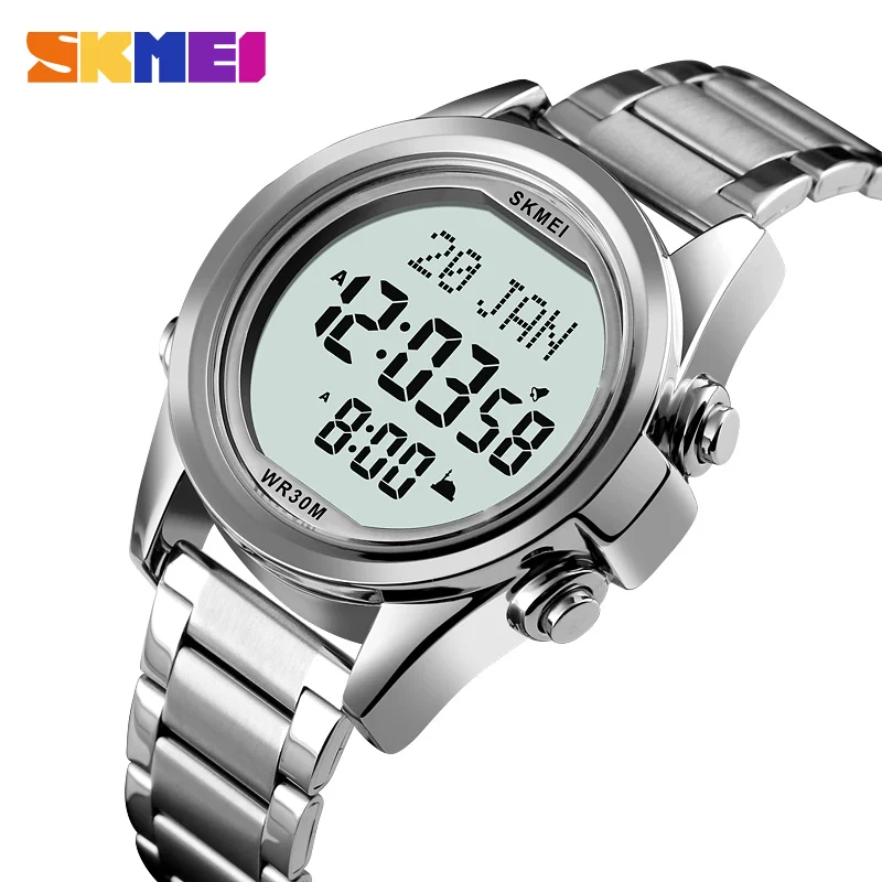 Muslim-Azan-Clock-Watch-for-Prayer-with-Qibla-Compass-Adhan-Alarm-Hijri ...