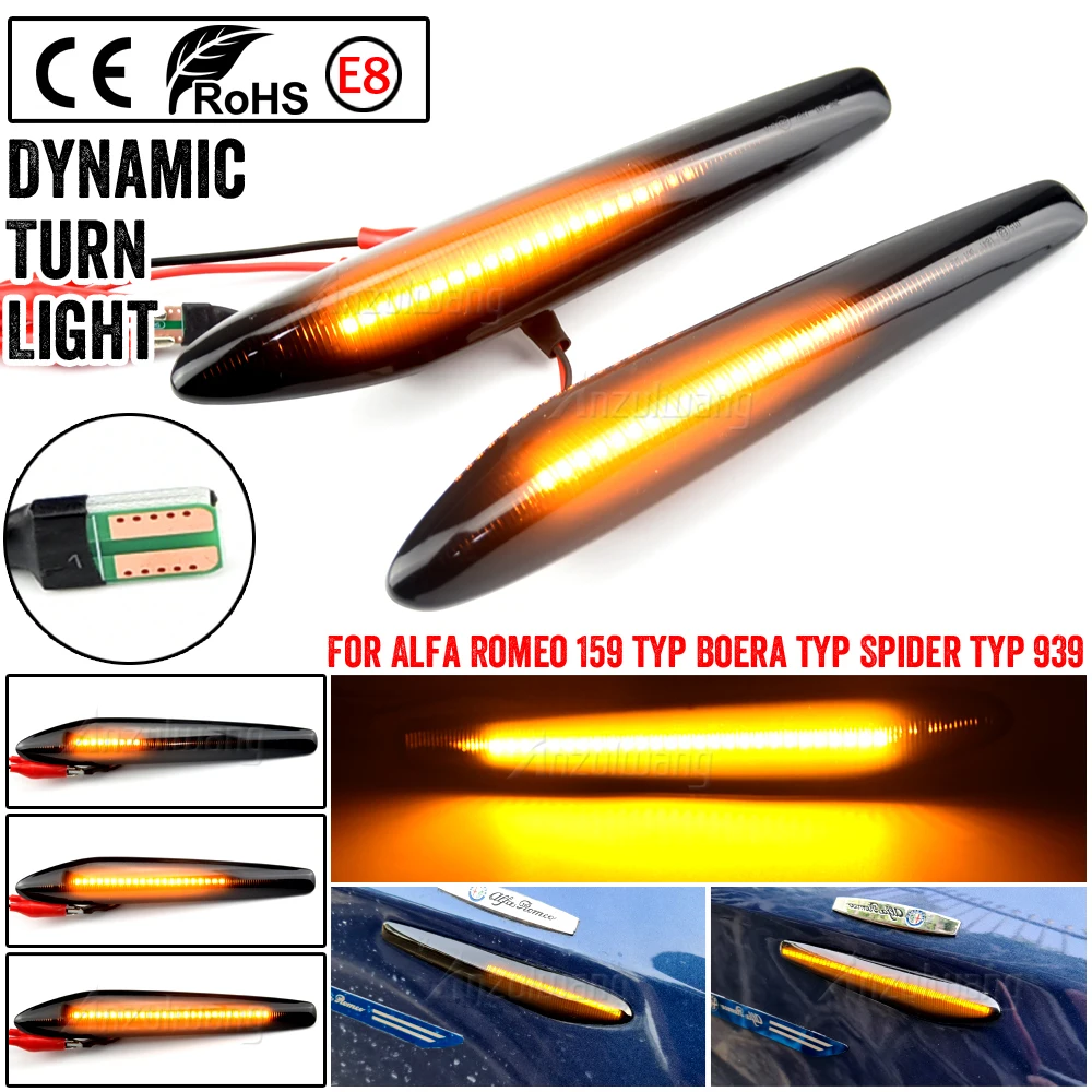 1-Set-For-Alfa-Romeo-159-Sportwagon-Boera-Spider-typ-939-LED-Dynamic ...