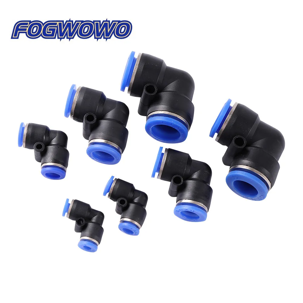 5 Pcs PVC Equal Elbow Quick Connect Connectors Water Pipe Slip Lock ...