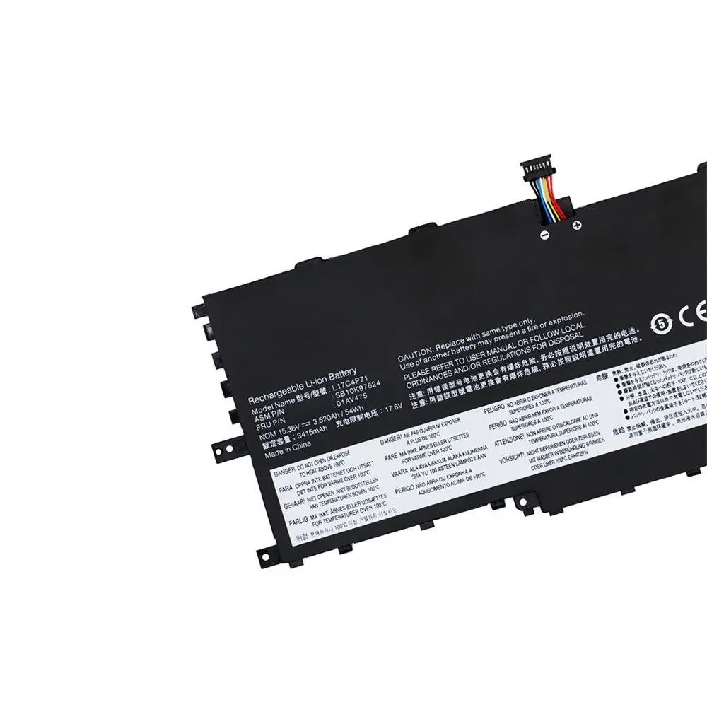 L17M4P71 Laptop Battery For Lenovo ThinkPad X1 Yoga 2018 Year 01AV474 ...