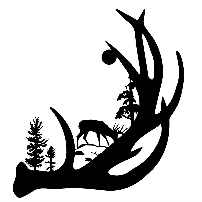 Deer Rack Decal