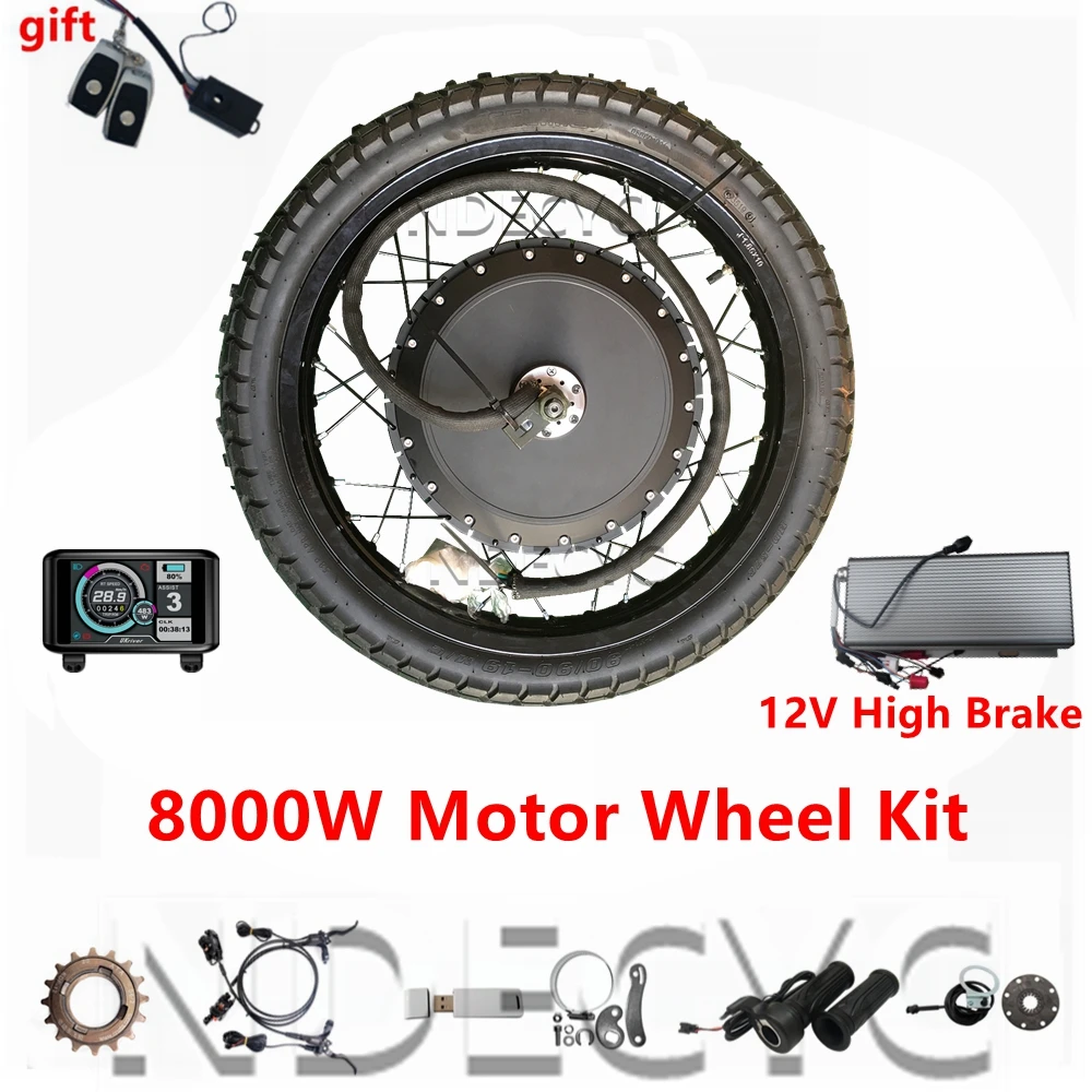 150mm Dropout Qs 72v 8000w 273 50h V3 Electric Bike Motorcycle Motor ...