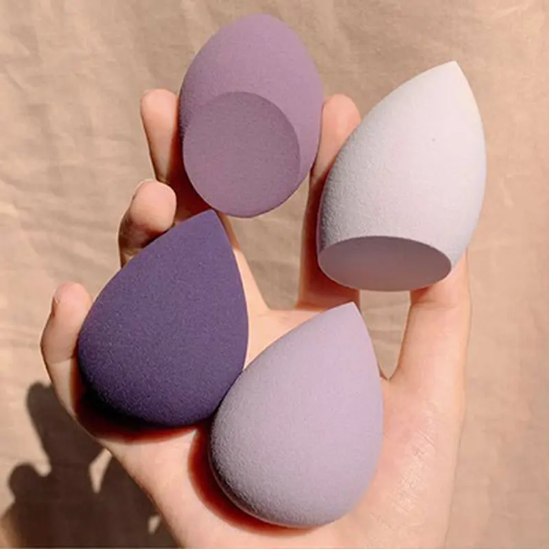 4pcs/bag Fashion Make up Blender Cosmetic Puff Makeup Sponge Foundation ...
