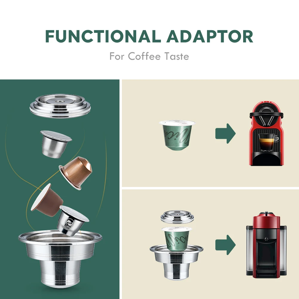 Stainless-Steel-Converter-Adapter-For-Nespresso-Vertuoline-Beville-Plus ...
