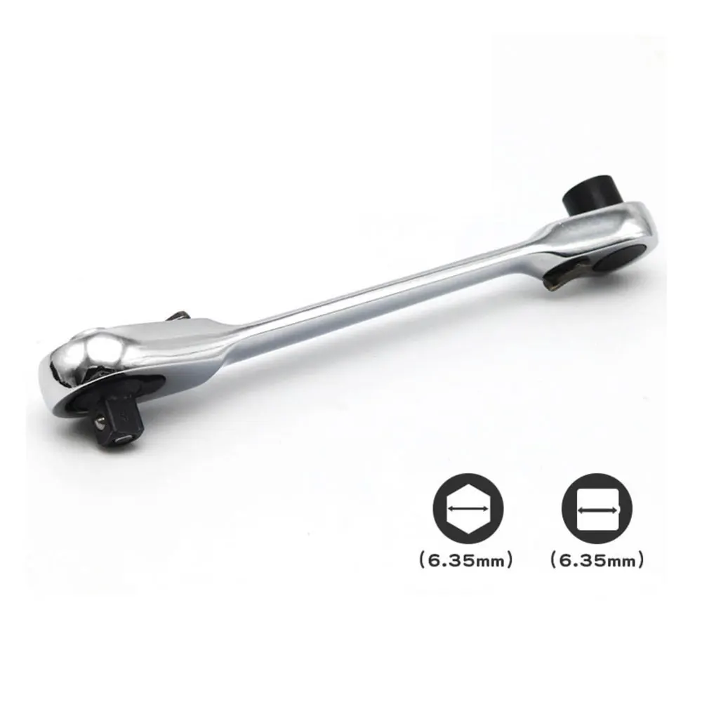 CLE A MOLETTE,One Head--Mini clé à cliquet avec 72 dents à Double ...