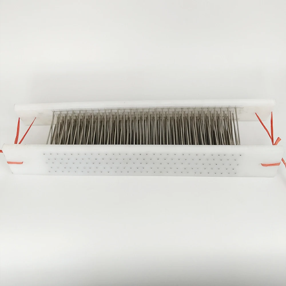 White-Hair-Hackle-With-100-PCS-Needle-For-Raw-Hair-Making-Remy-Human ...