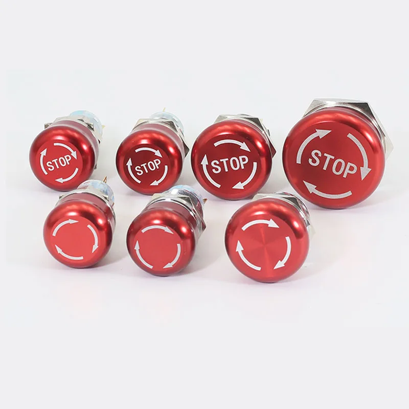 16mm-19mm-22mm-Emergency-Stop-Switch-Mushroom-Metal-Push-Button-Stop ...