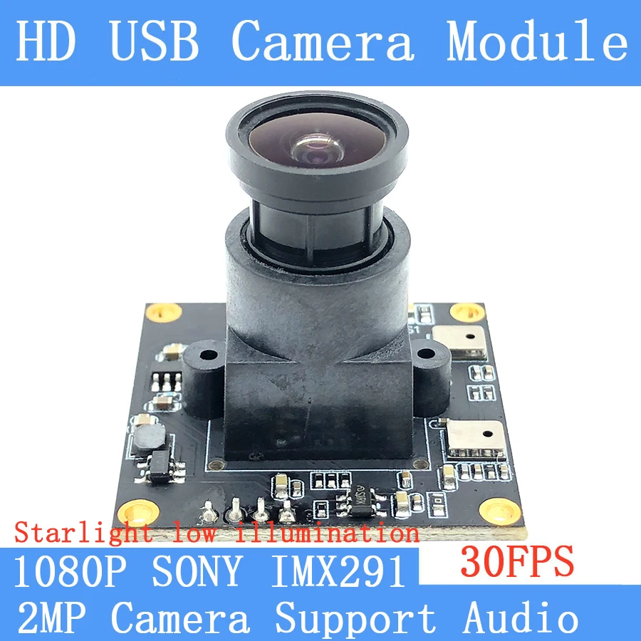 Hd Sony Imx291 Low Illumination Usb Webcam 2.1mm 160° Wide-angle 1920 ...