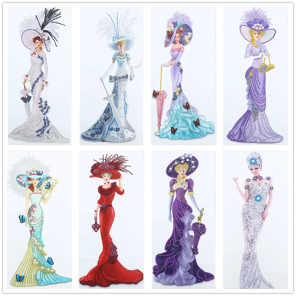 Diamond-Painting-Angel-Elegant-Lady-Partial-Drill-Special-Shaped ...
