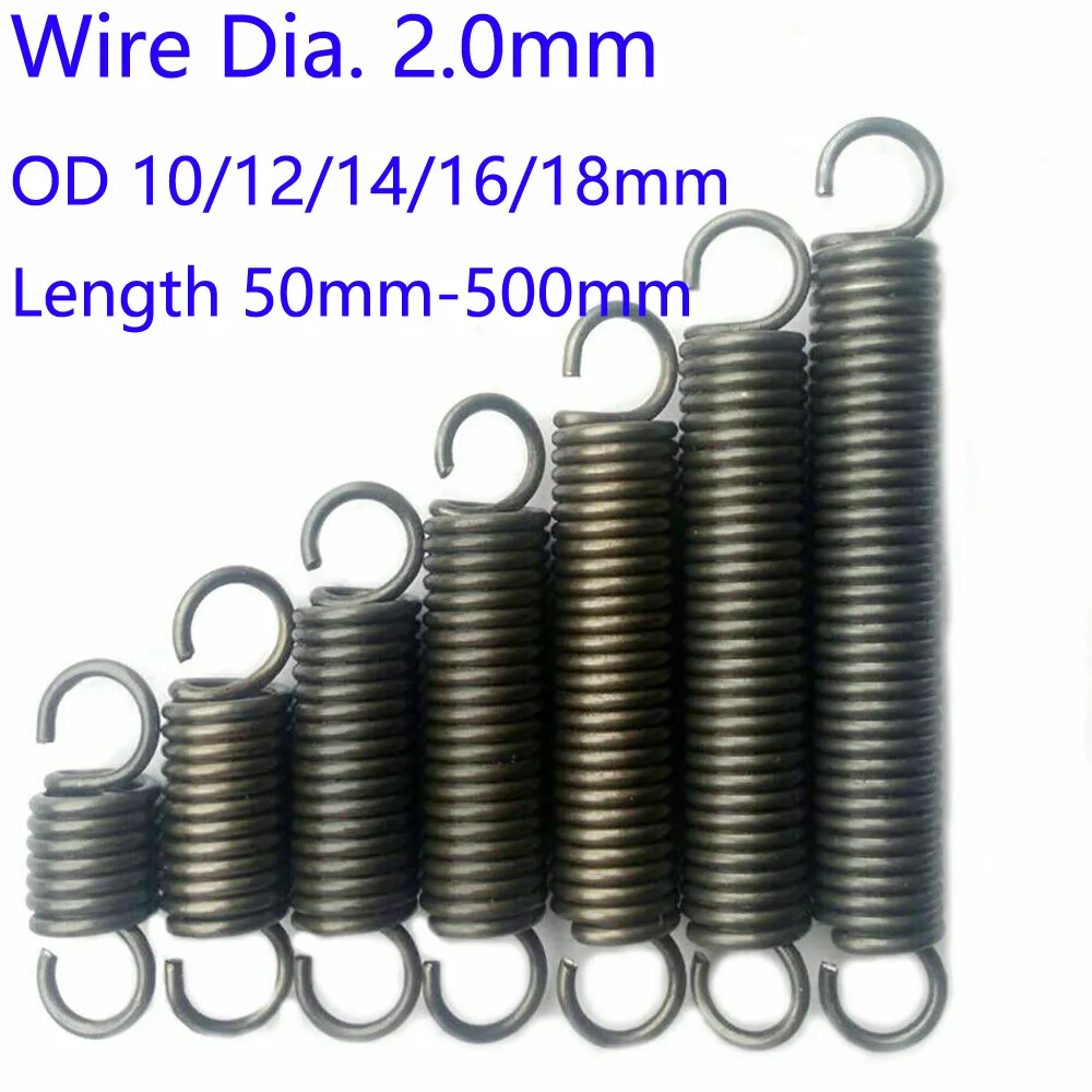 1pcs-Wire-Diameter-2-0mm-Extension-Spring-Expansion-Springs-Length50-60 ...