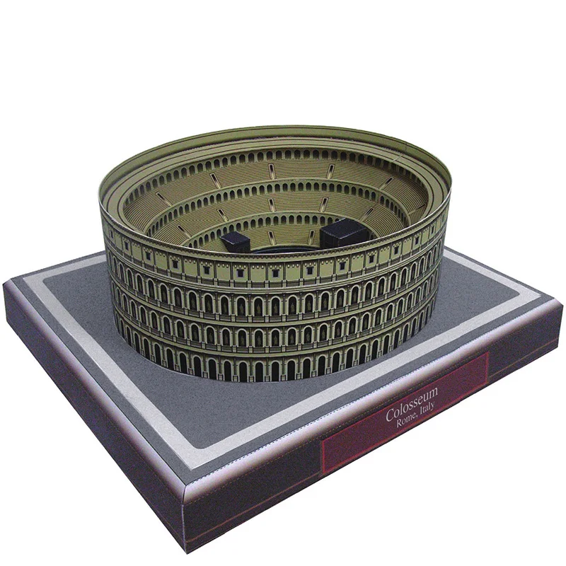 Italy-Rome-Colosseum-Mini-3D-Paper-Model-House-Papercraft-DIY-Art ...