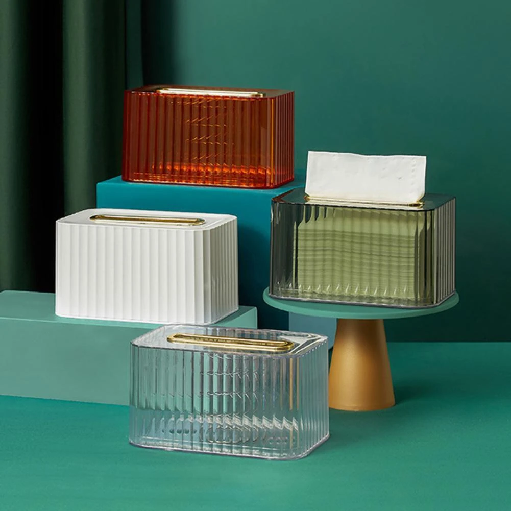 Minimalist Tissue Box Rounded Edge Tissue Box Rectangle Anti-aging ...