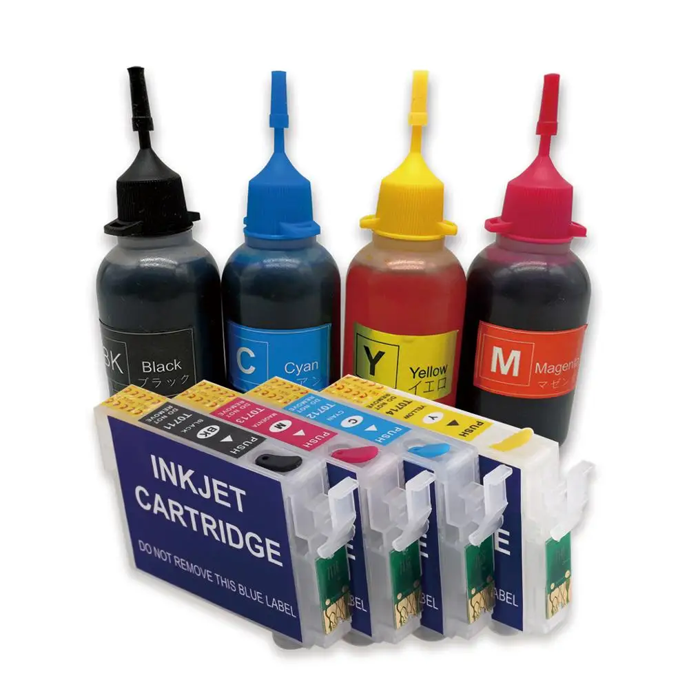 Kit de recarga de tinta T0715 para impresora Epson Stylus D78, D92 ...