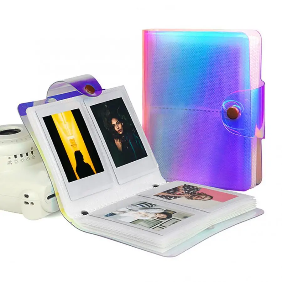 Mini Photos Album 3 Inch Transparent Colorful Photo Book Album For ...